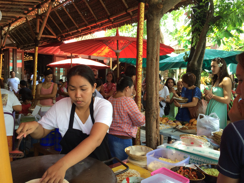 バリ島観光ブログ-サンデーマーケットとブランチ ～Cafe Batu jimbar～