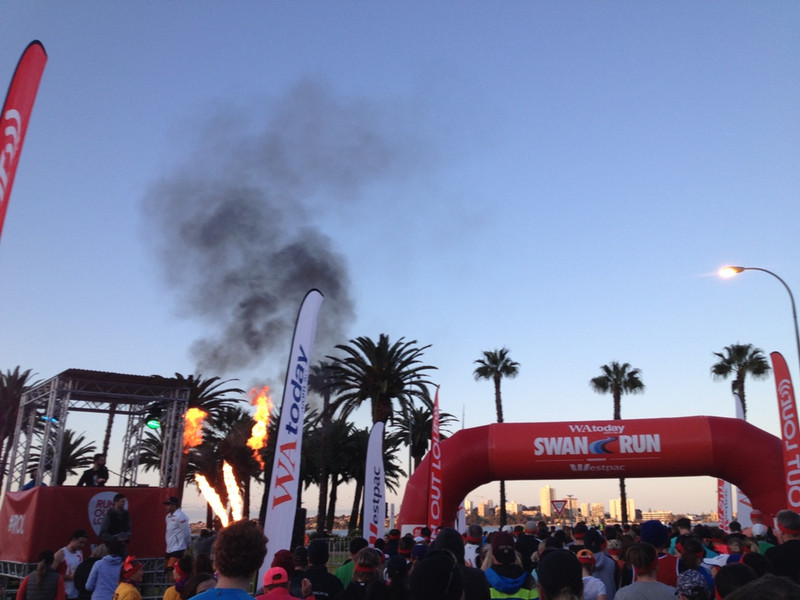 パース観光ブログ-パースのマラソン大会 Swan river run(スワンリバー・ラン)に参加してきました！