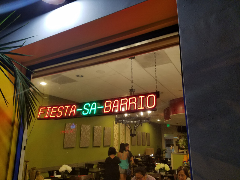ロサンゼルス観光ブログ-Fiesta sa Barrio Restaurant